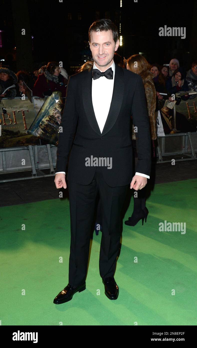 Richard Armitage seen at the UK premiere of The Hobbit: An Unexpected ...