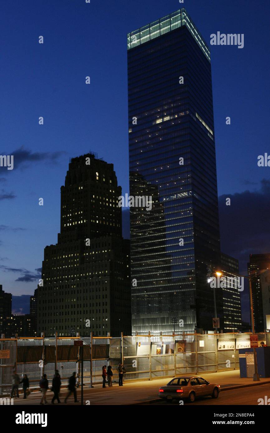FILE - This May 22, 2006 file photo shows 7 World Trade Center, right ...