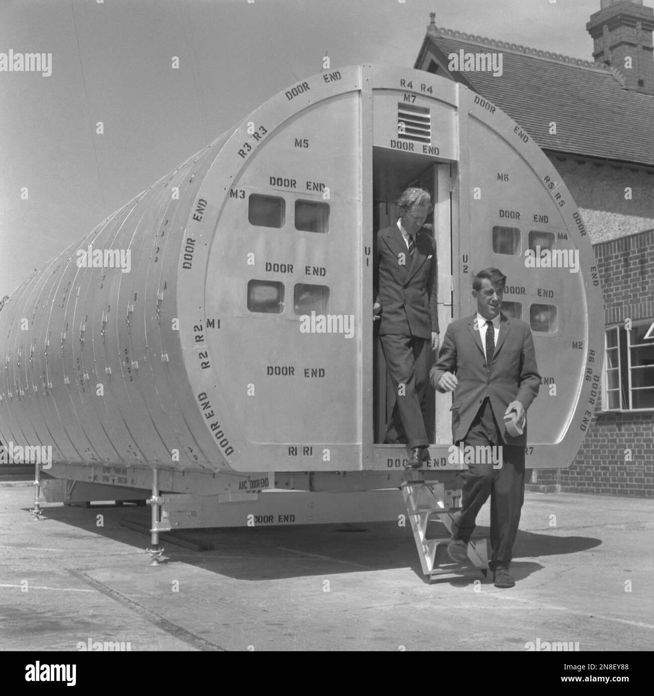Sir Edmund Hillary, at front, and Doctor Griffith Pugh of the Medical ...