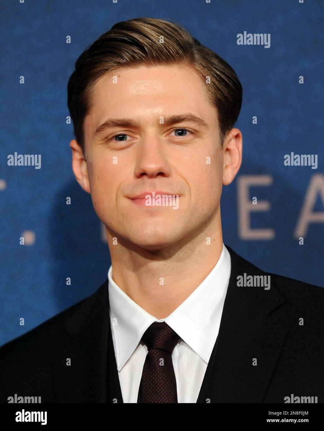 Actor Aaron Tveit attends the premiere for "Les Miserables" at the ...