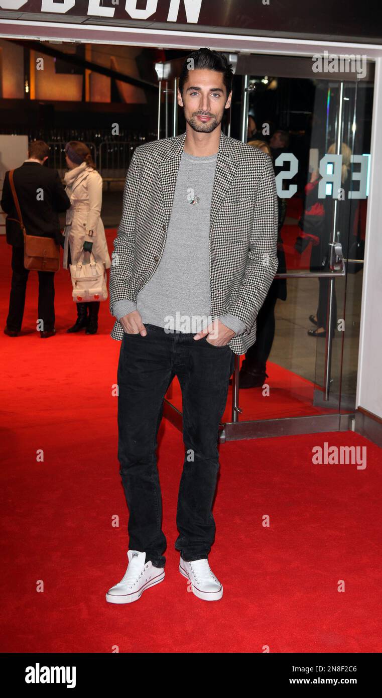 Hugo Taylor seen at the world premiere of Jack Reacher at the Odeon ...