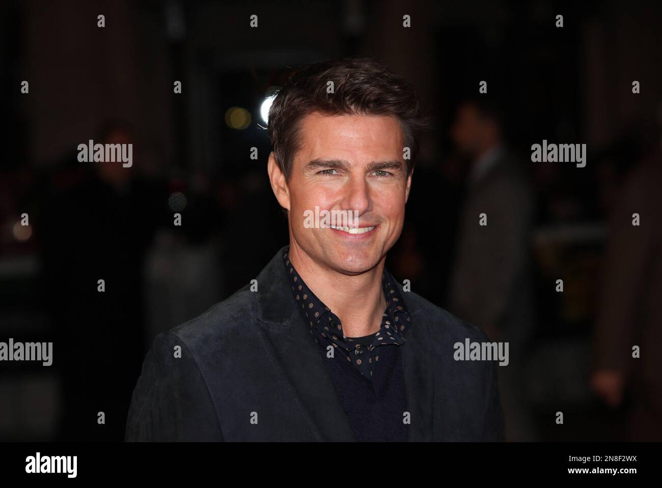 Tom Cruise seen at the world premiere of Jack Reacher at the Odeon ...