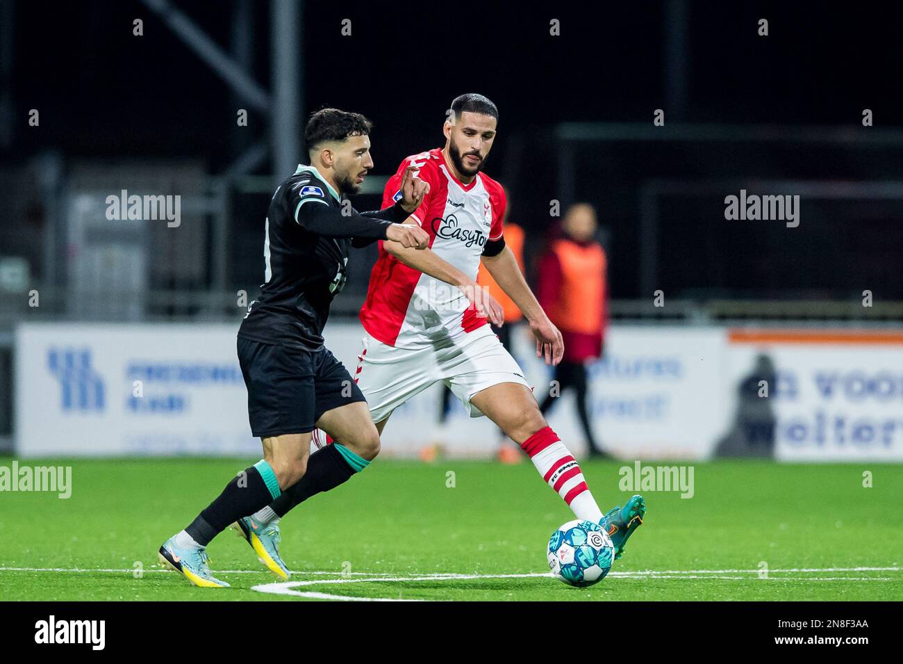 EMMEN - (lr) Arianit Ferati of Fortuna Sittard, Ahmed El Messaoudi of ...