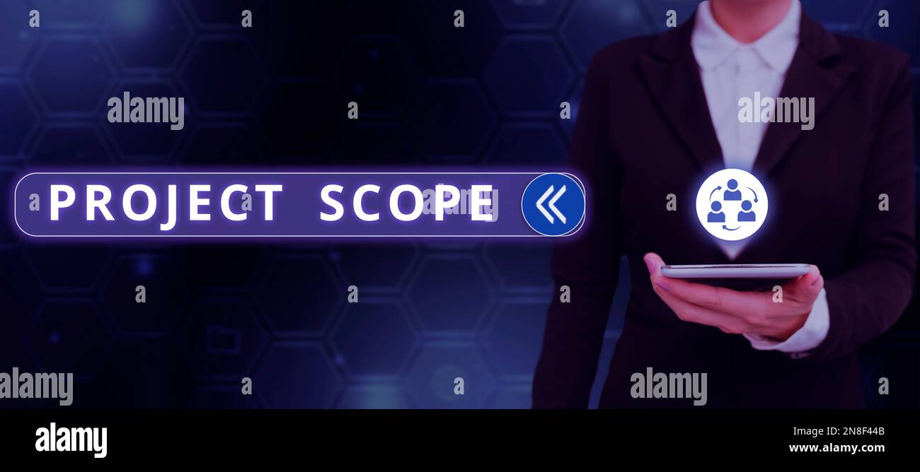 Conceptual display Project Scope. Internet Concept evaluation of work ...