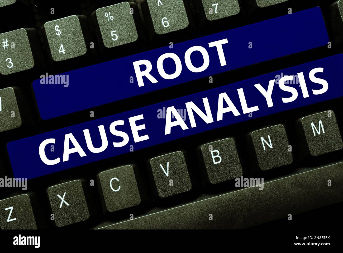 Hand writing sign Root Cause Analysis. Business idea Method of Problem ...