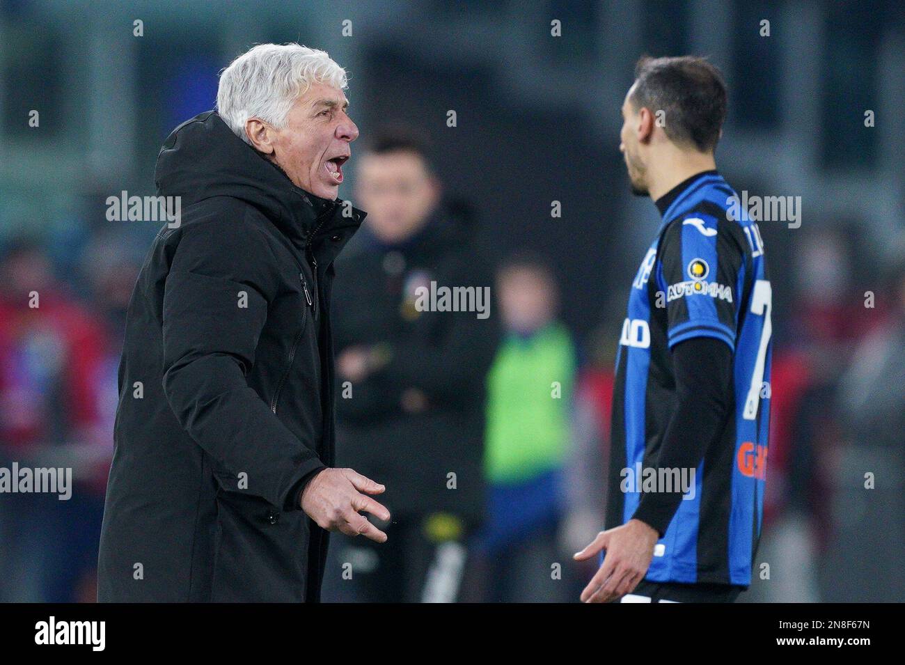 Rome, Italy. 11th Feb, 2023. Gian Piero Gasperini manager of Atalanta ...