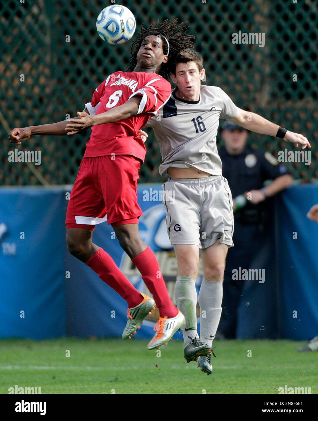 Indiana's Femi Hollinger-Janzen (6) battles for the ball with ...