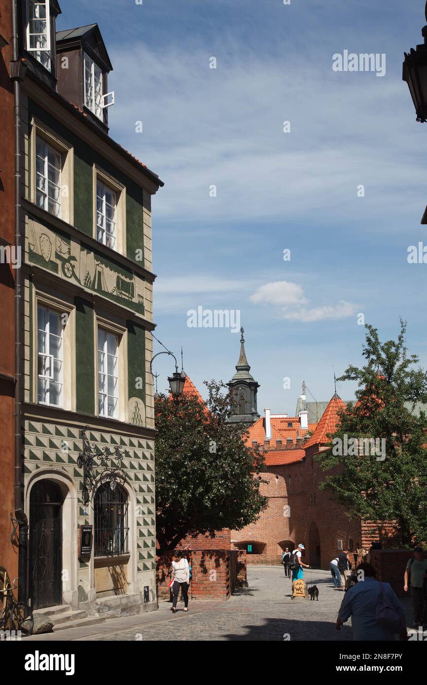 The historical buildings in downtown Warsaw, Poland Stock Photo - Alamy