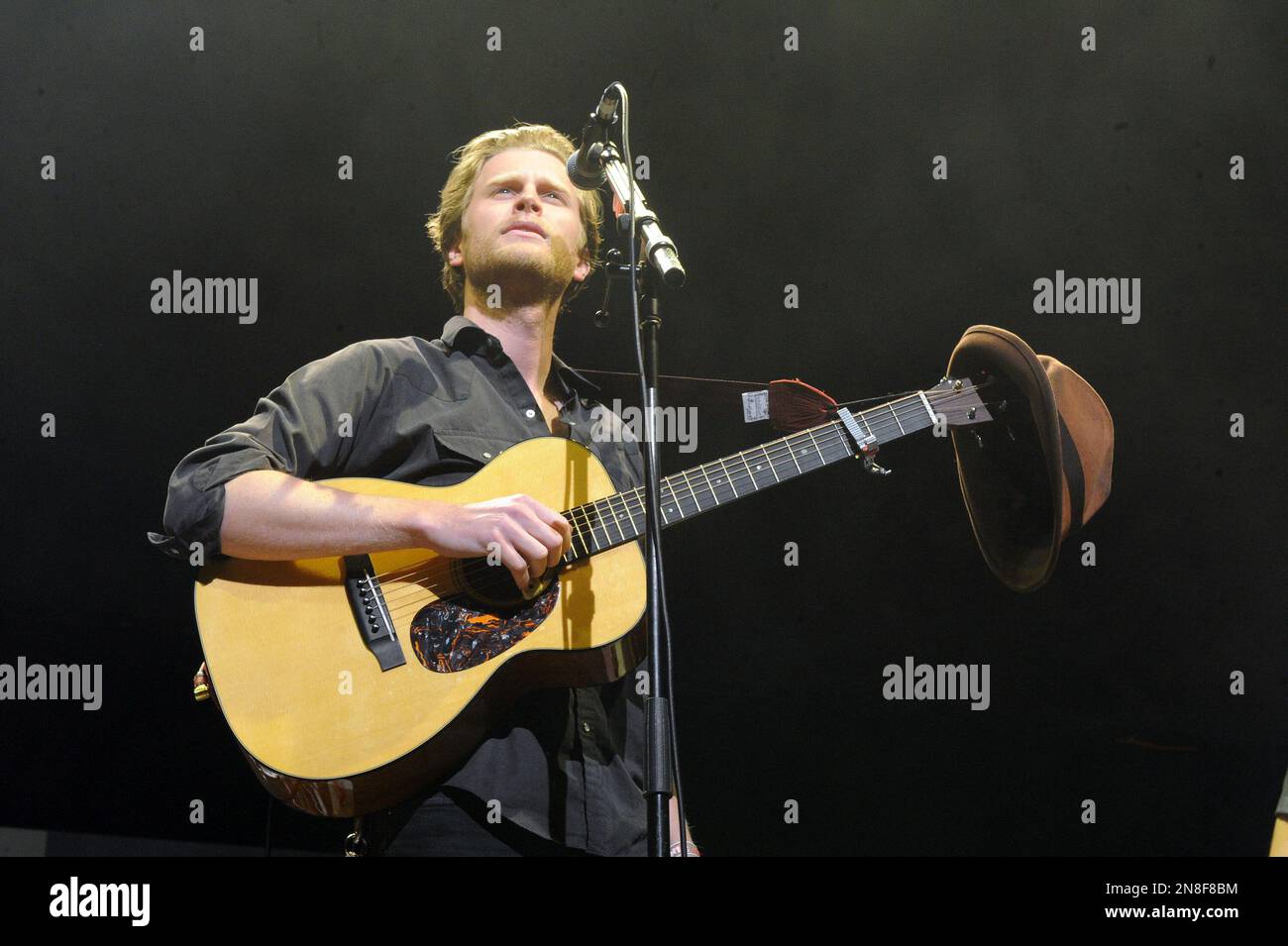 Wesley Schultz of The Lumineers performs at KROQ Almost Acoustic ...