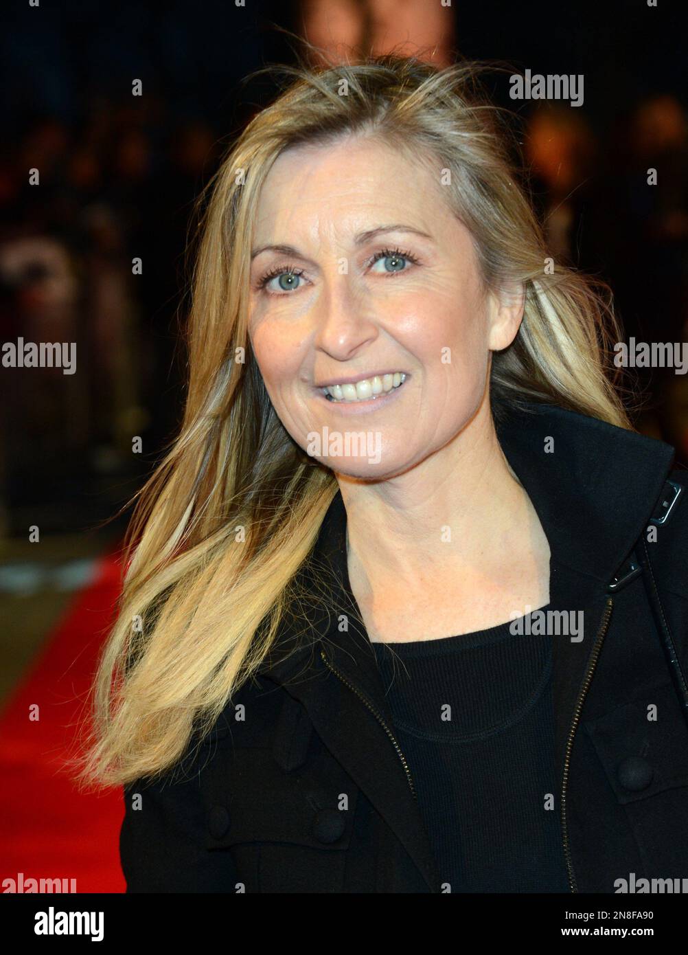 Fiona Phillips poses at the "Hitchcock" UK Premiere - Inside Arrivals ...