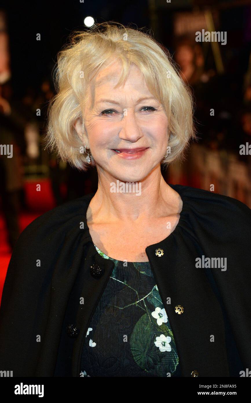 Dame Helen Richards at the "Hitchcock" UK Premiere - Inside Arrivals at ...