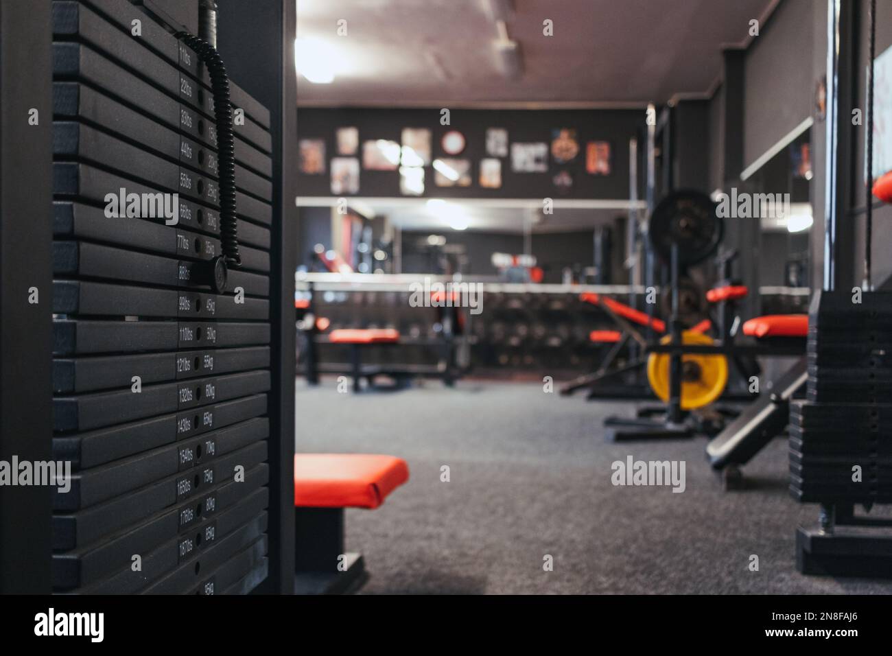 An interior of a fitness club Stock Photo - Alamy