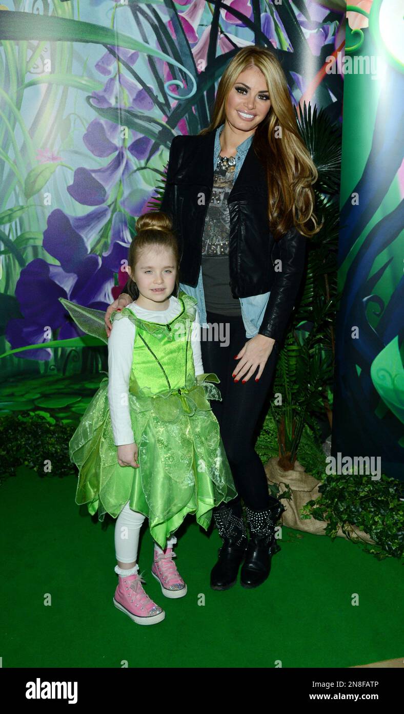 Chloe Simms with daughter Madison at the Tinkerbell and the Secret of ...