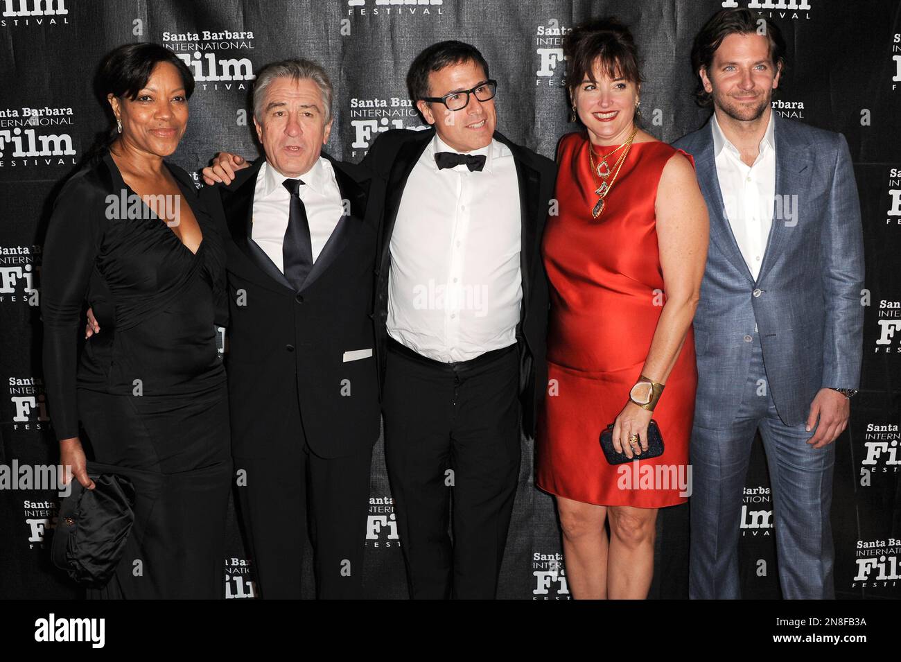 From left, Grace Hightower, Robert De Niro, David O. Russell, and ...