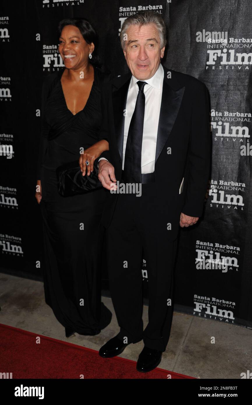 From left, Grace Hightower, and Robert De Niro arrive at the Kirk ...