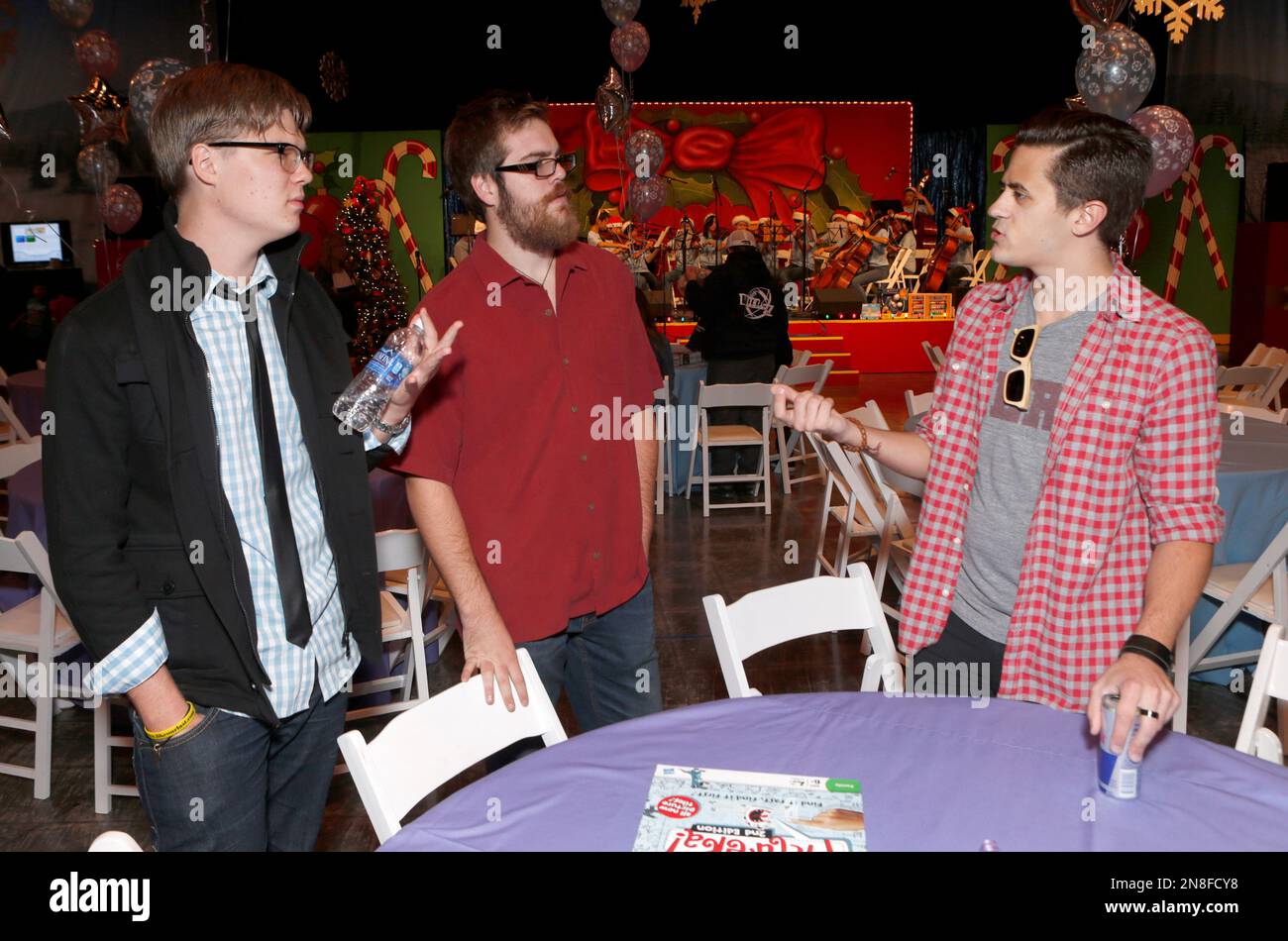 Austin Anderson, Kyle Swann, Rob Pinkston attend the Starlight Winter ...
