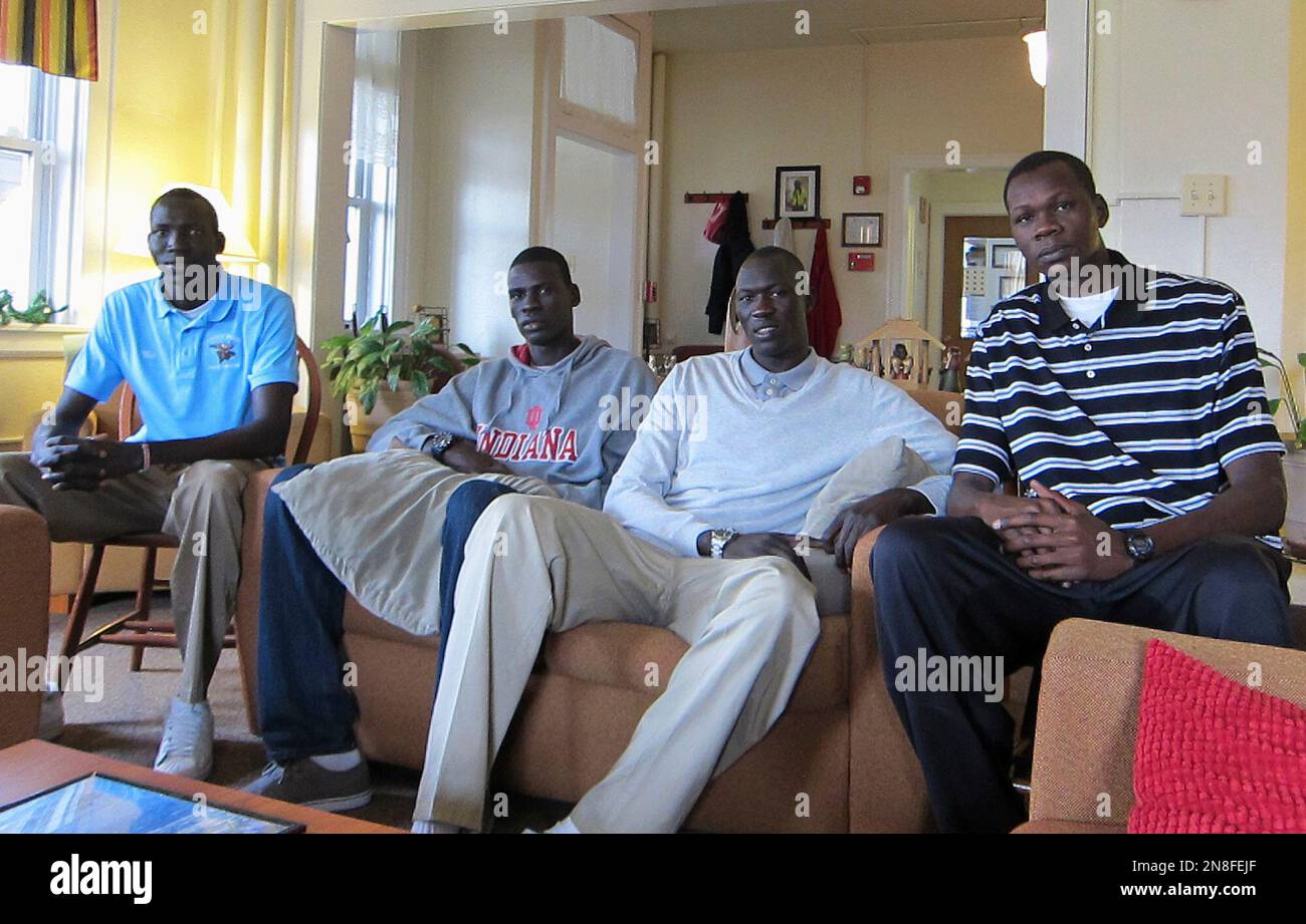 In this Friday, Dec. 7, 2012 photo, Sudanese students from left, Wal ...