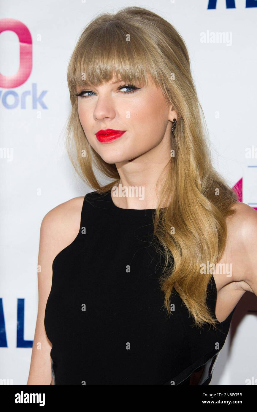 Taylor Swift attends Z100's Jingle Ball on Friday, Dec. 7, 2012 in New ...