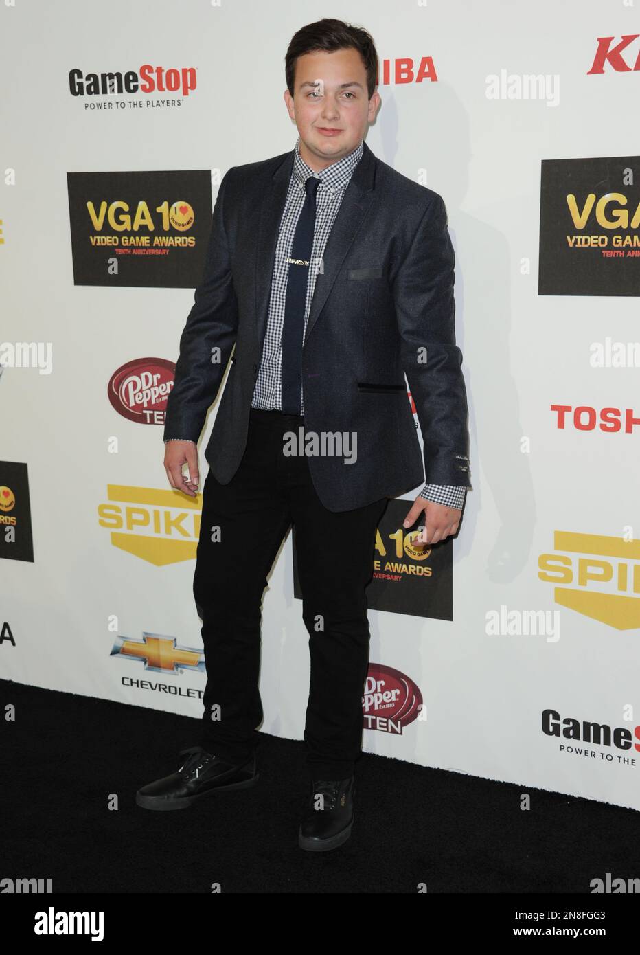 Noah Munck arrives at Spike's 10th Annual Video Game Awards at Sony ...