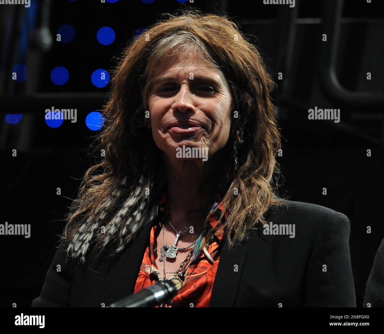 Steven Tyler appears at the Biker Bash to benefit the Broward County ...