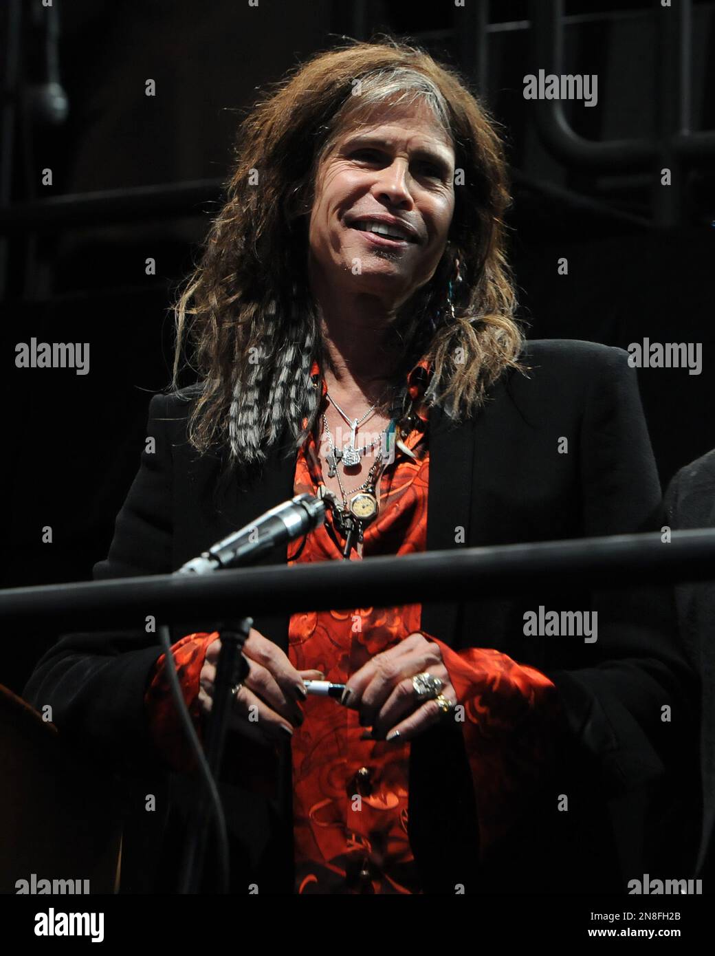 Steven Tyler appears at the Biker Bash to benefit the Broward County ...