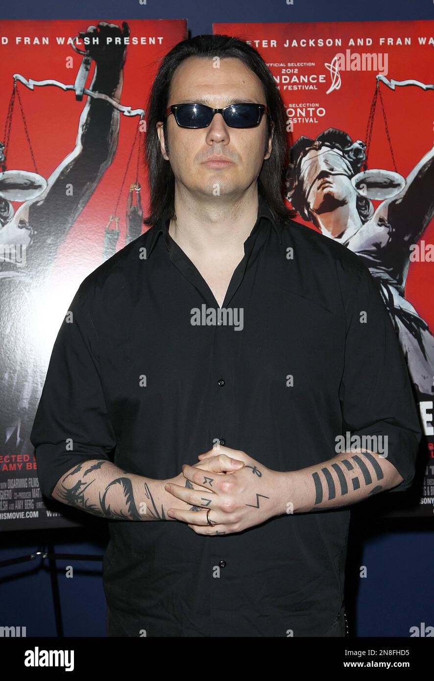Damien Echols attends the premiere of "West of Memphis" at Florence ...