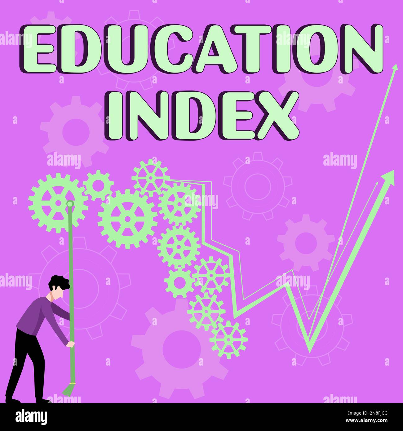 Text showing inspiration Education Index. Conceptual photo aiming to ...
