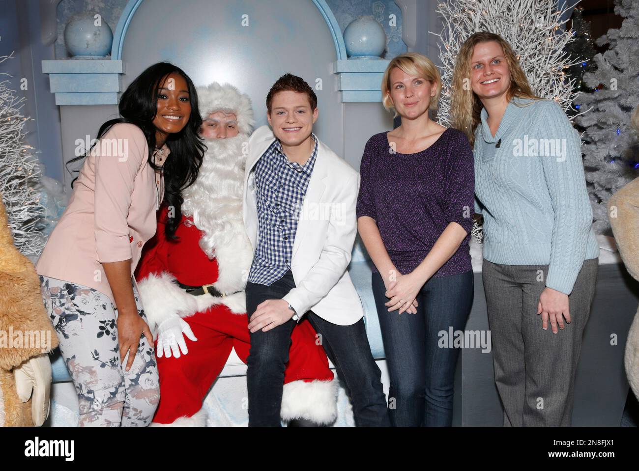 Keke Palmer, Santa Claus, Sean Berdy, Amber Zion and GLAD's Elizabeth ...