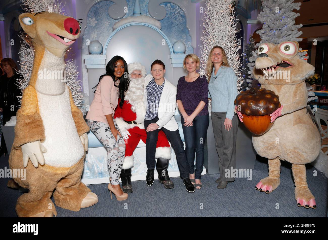 Keke Palmer, Santa Claus, Sean Berdy, Amber Zion and GLAD's Elizabeth ...