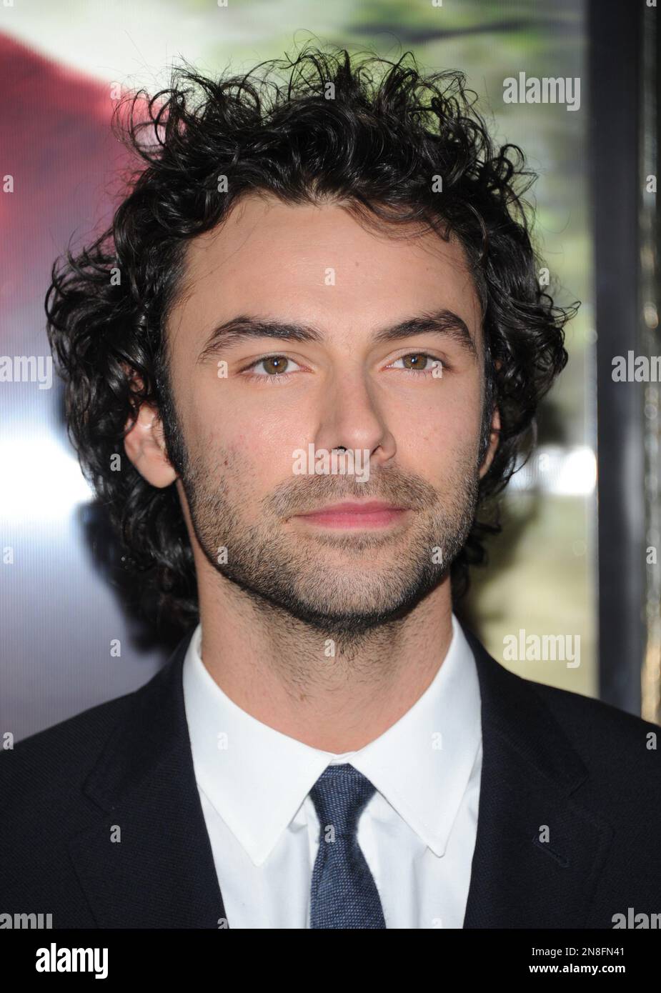 Actor Aidan Turner attends the premiere of "The Hobbit: An Unexpected Journey" at the Ziegfeld ...
