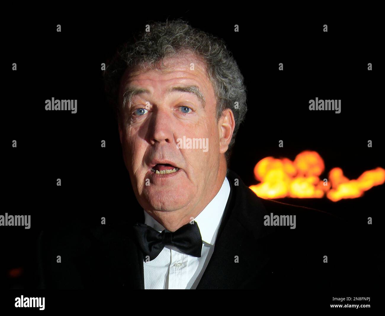 Jeremy Clarkson arrives on the red carpet for the Sun Military Awards ...