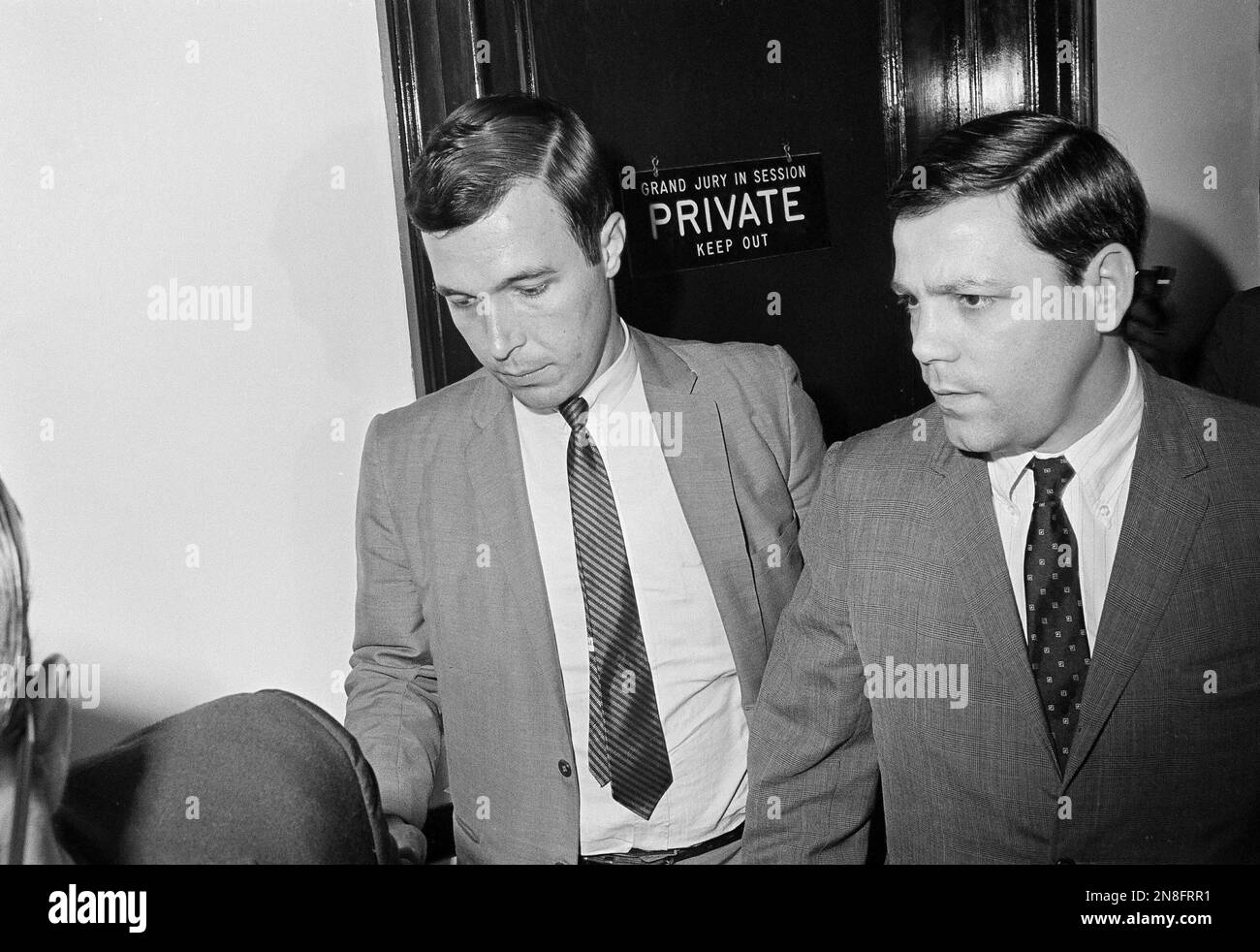 Perry Russo, left, star witness in Jim Garrison's assassination probe ...