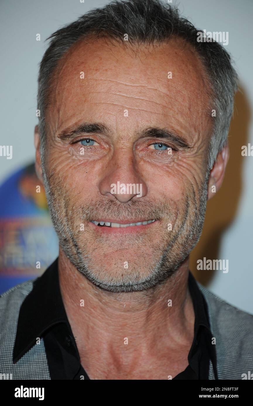 Gabriel Jarret attends the premiere of "Flying Lessons" at the Laemmle Monica 4-Plex on ...