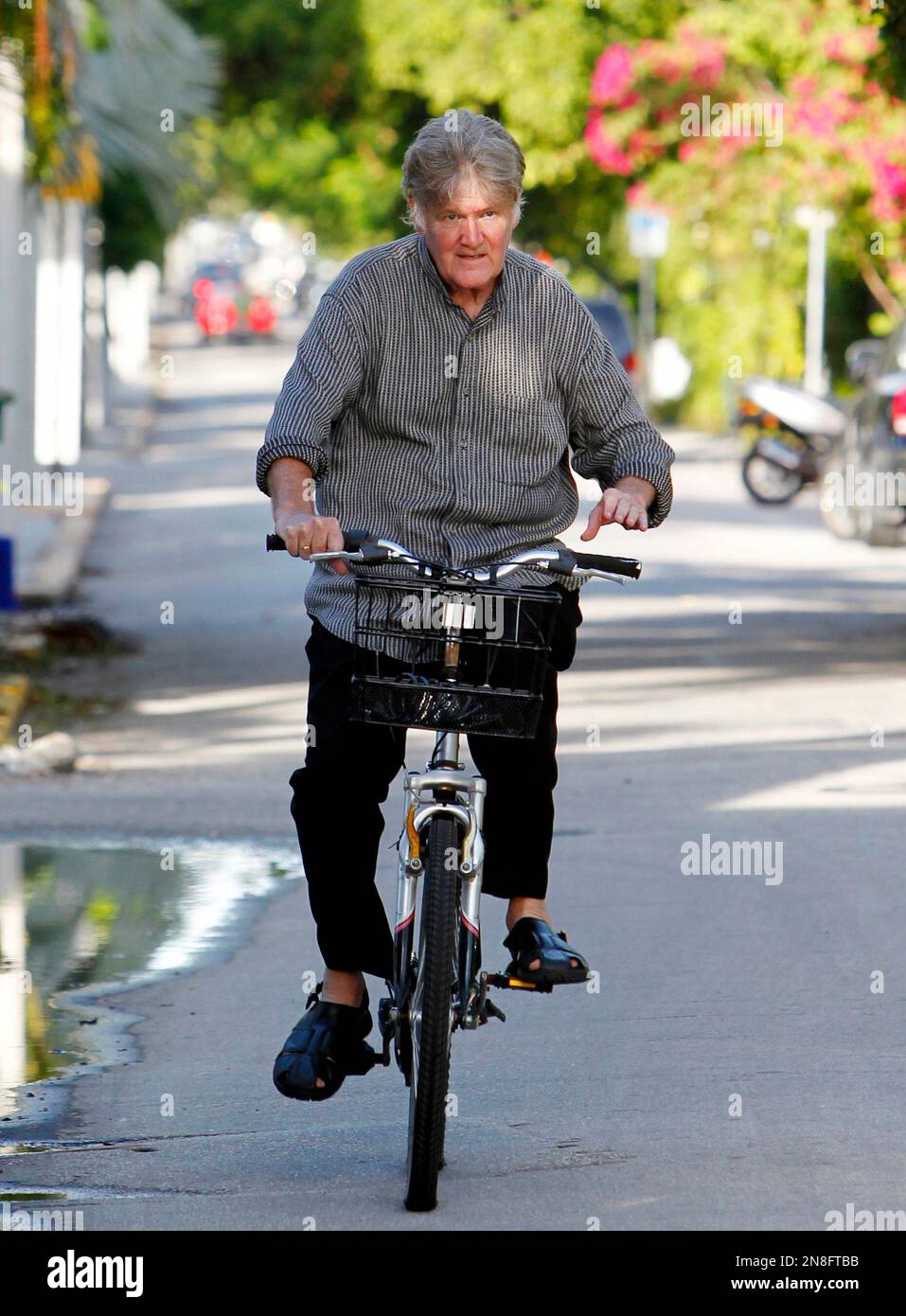 In this Wednesday, Oct. 3, 2012 photo, Key West, Fla. resident Joel ...