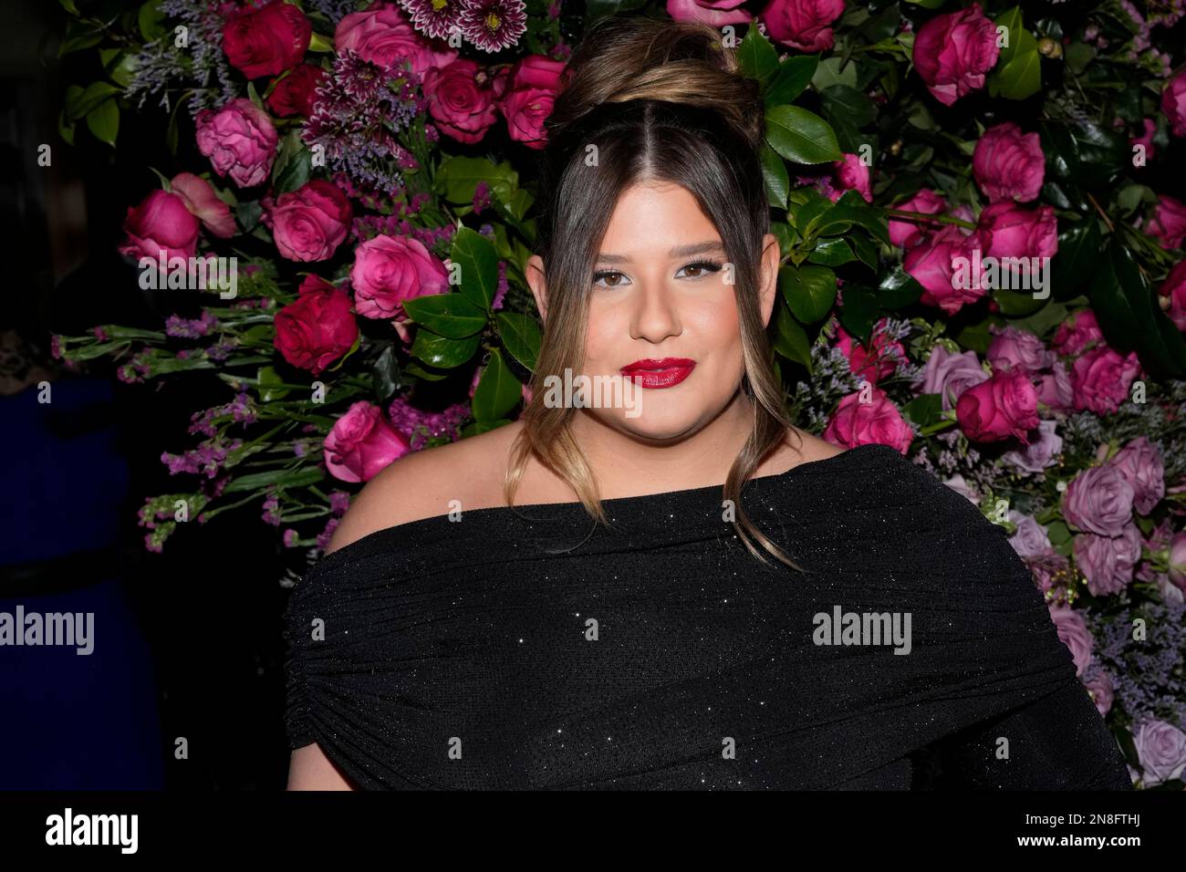 Remi Bader attends the Christian Siriano Fall/Winter 2023 fashion show ...