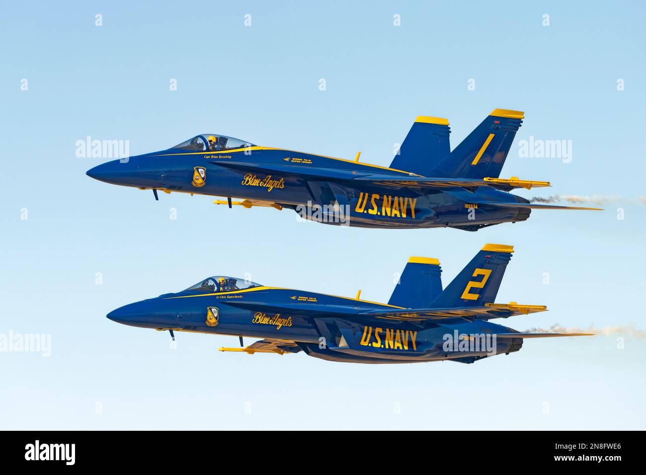 Blue Angels F-18 Super Hornet Jet Stock Photo - Alamy