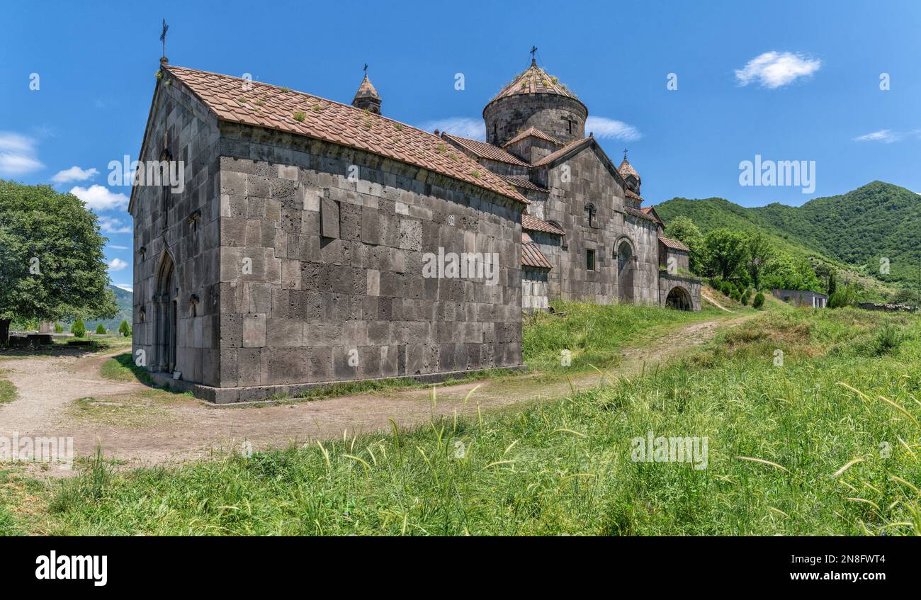 Ancient armenian Akhpat Monastery in the north part of Armenia Stock ...