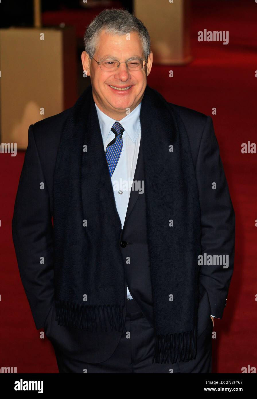 Cameron Mackintosh arrives on the red carpet for the World Premiere of ...