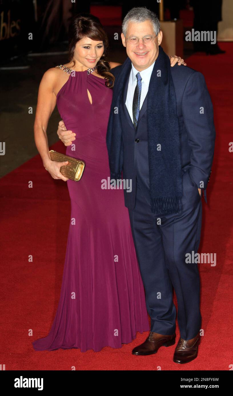 Cameron Mackintosh arrives on the red carpet for the World Premiere of ...