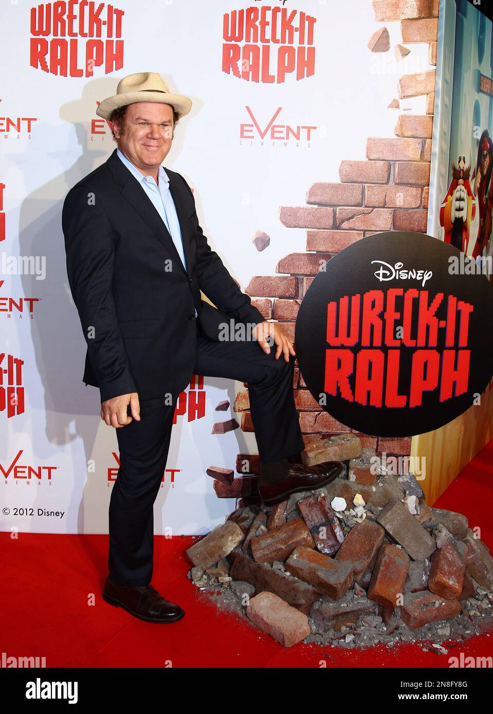 American actor John C. Reilly poses for photos as he arrives for a ...