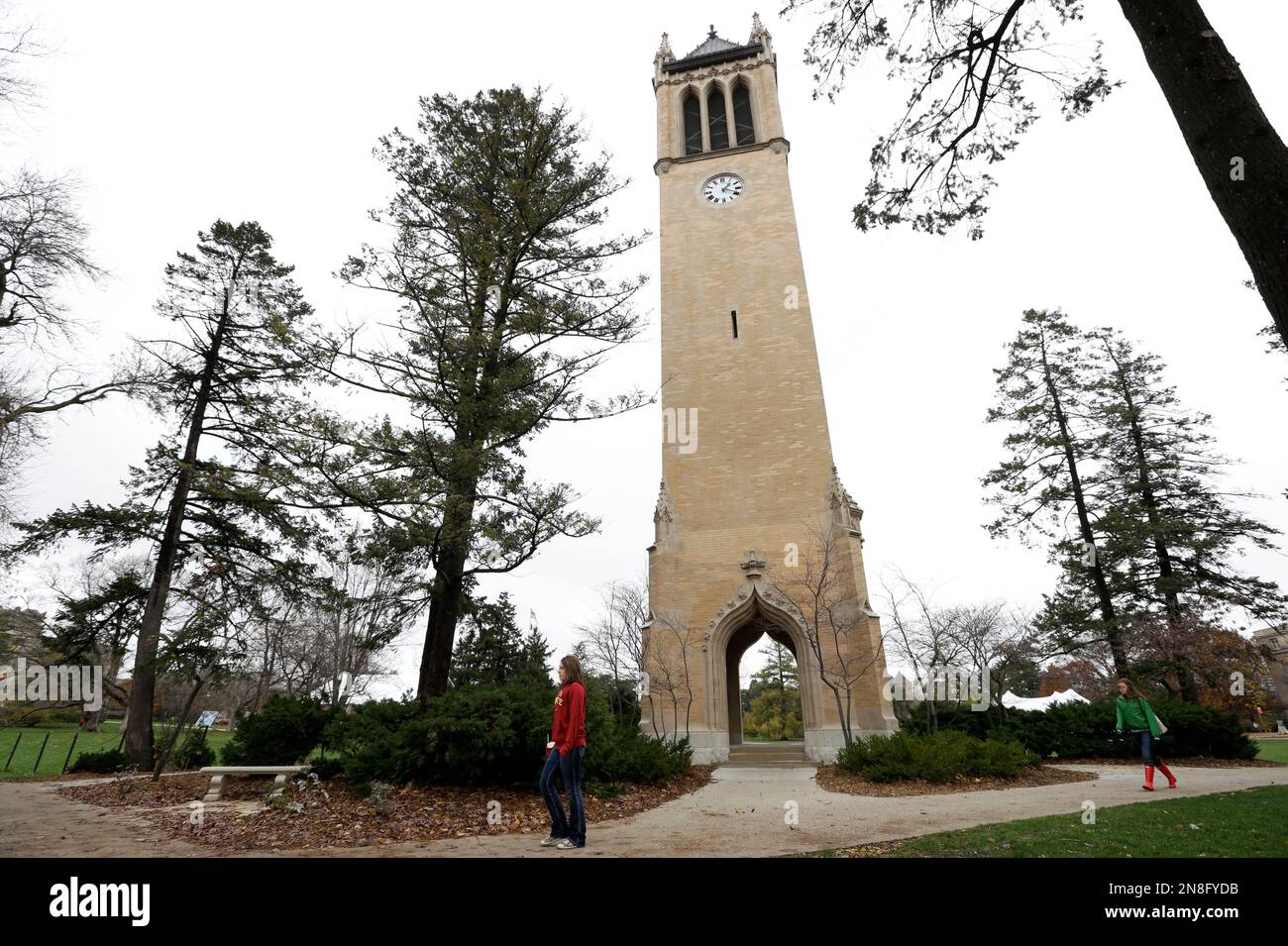 FILE - In this Oct. 25, 2012 file photo students walk past the ...
