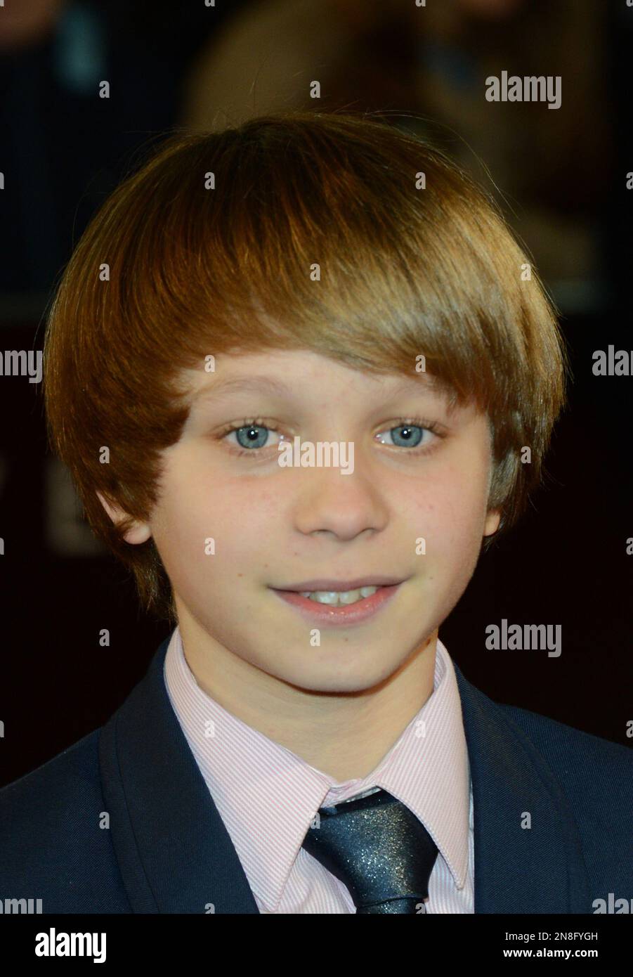 Daniel Huttlestone seen at the UK premiere of Les Misérables at the ...