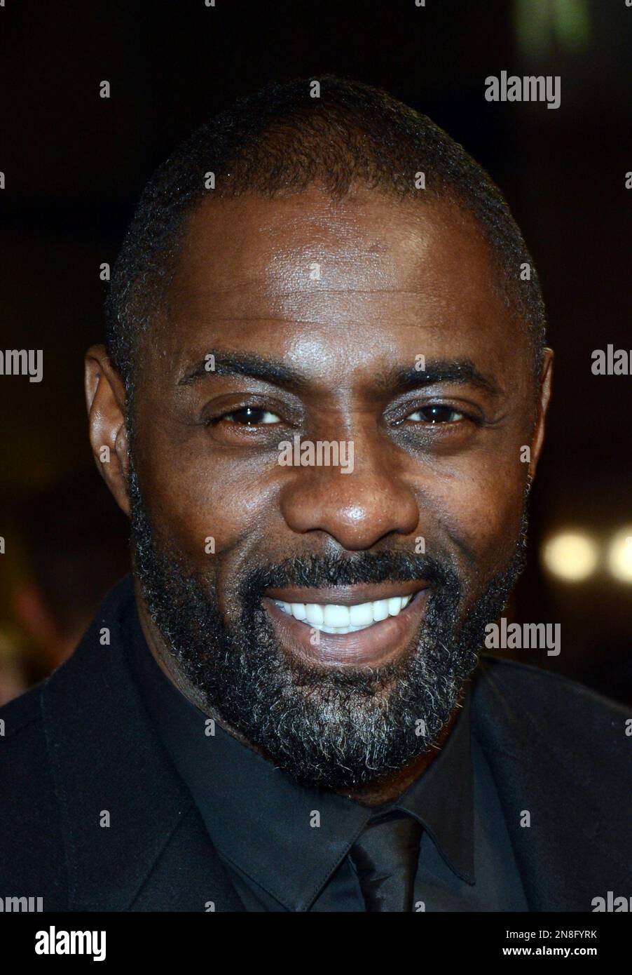 Idris Elba seen at the UK premiere of Les Misérables at the Empire ...