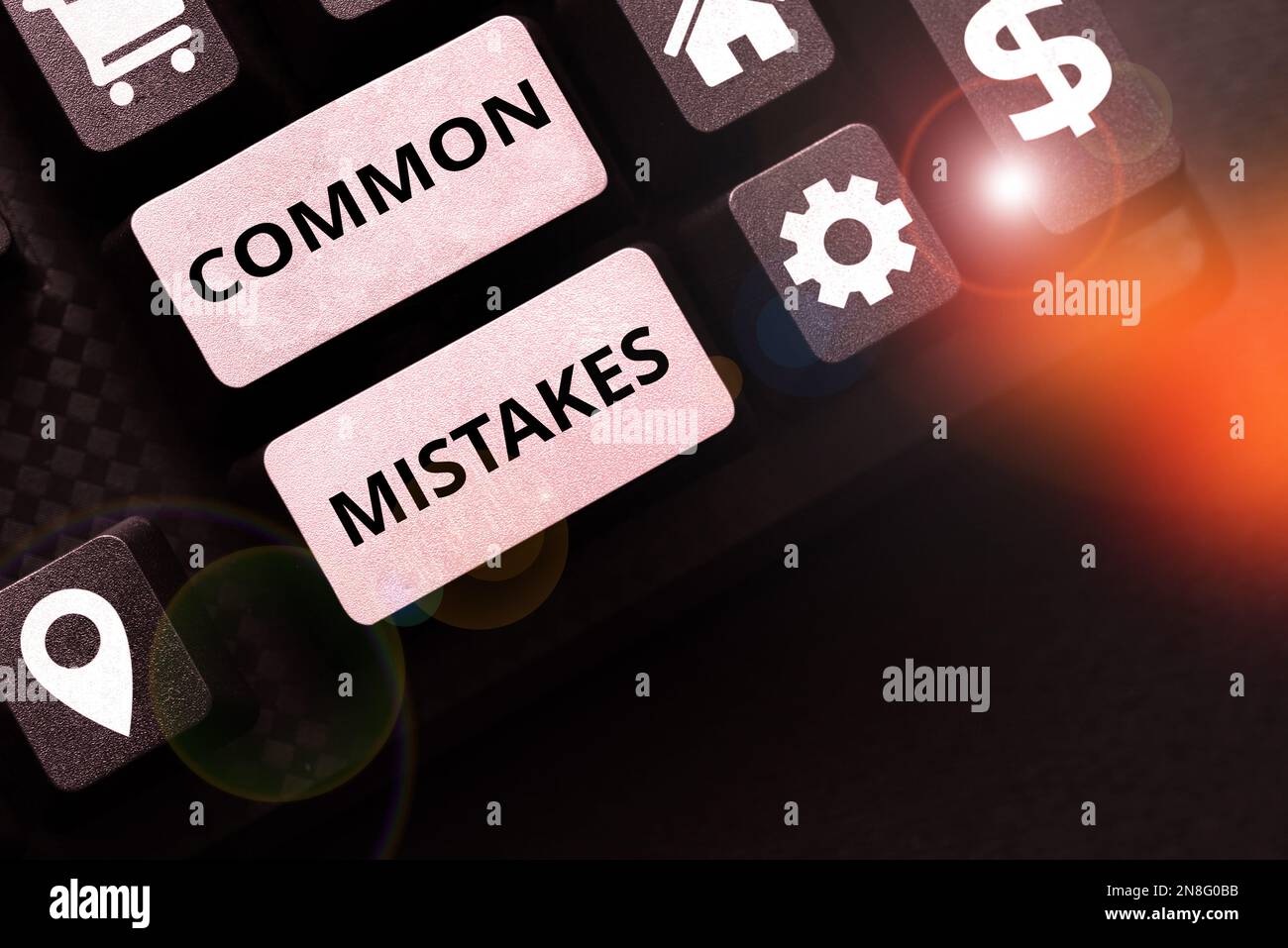 Text caption presenting Common Mistakes. Business approach actions that ... Text caption presenting Common Mistakes. Business approach actions that ...