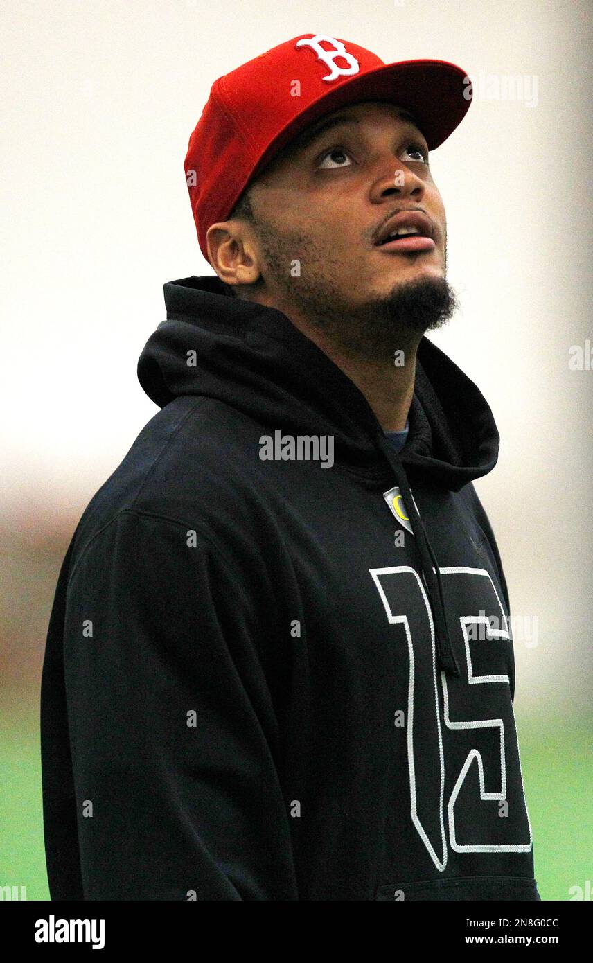 New England Patriots safety Patrick Chung walks into the team's ...