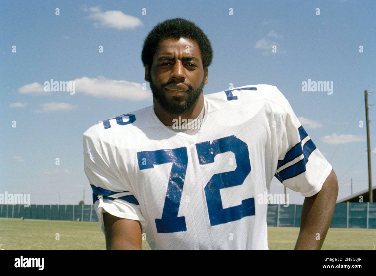 Ed Jones (72) defensive end for the Dallas Cowboys, Sept. 22, 1975. (AP ...