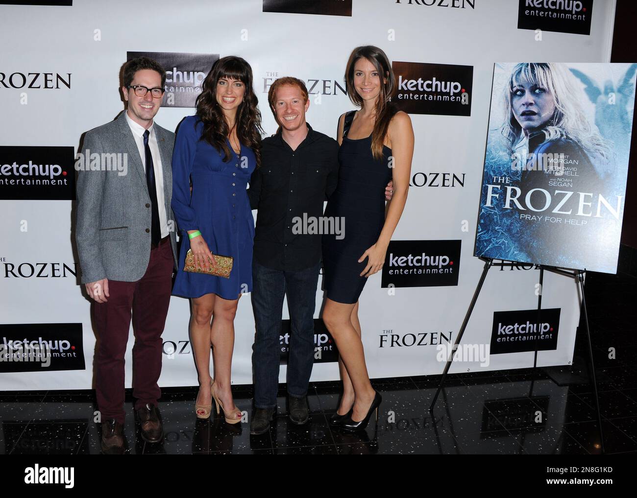 Seth David Mitchell, from left, Joanne Hyatt, Andrew Hyatt, and ...