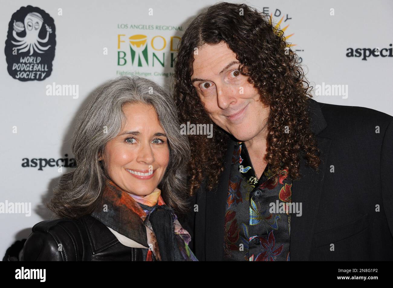 Suzanne Krajewski, left, and Al Yankovic attend the Comedy Bang Bang ...