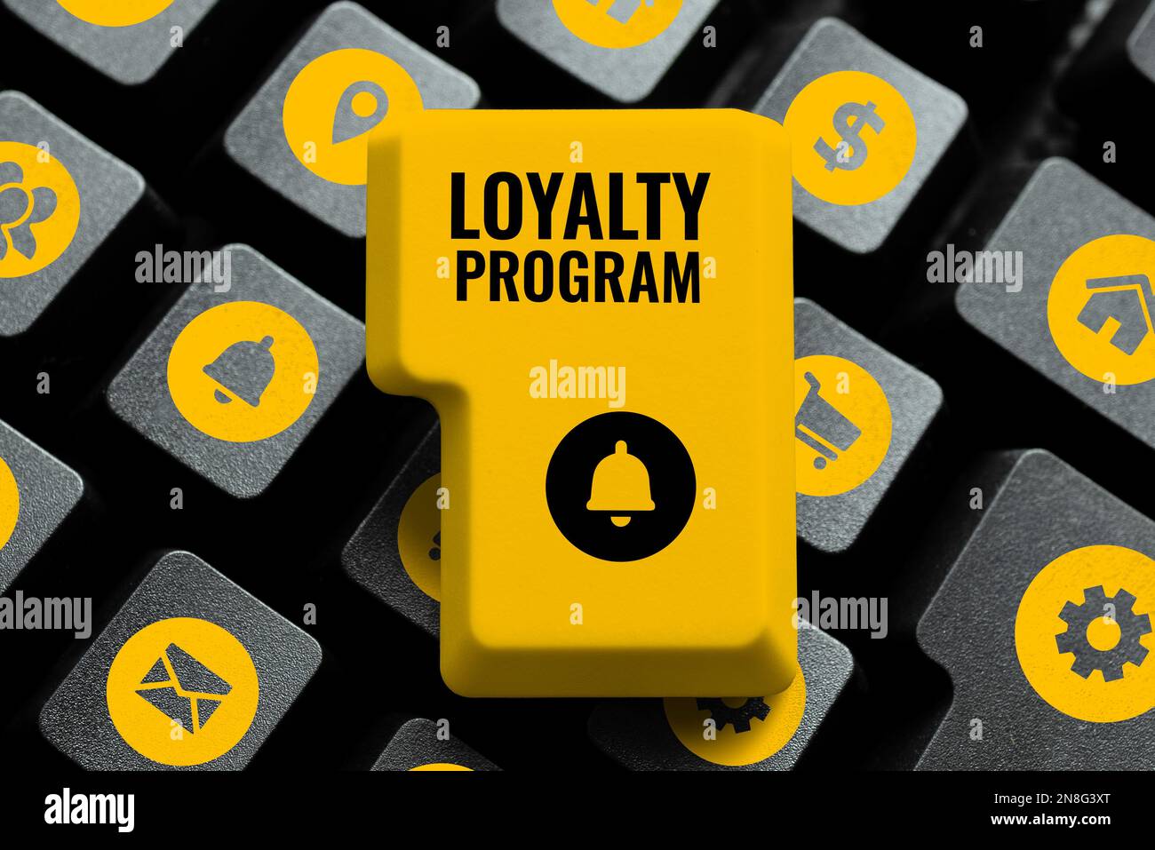 Text caption presenting Loyalty Program. Word Written on marketing ...