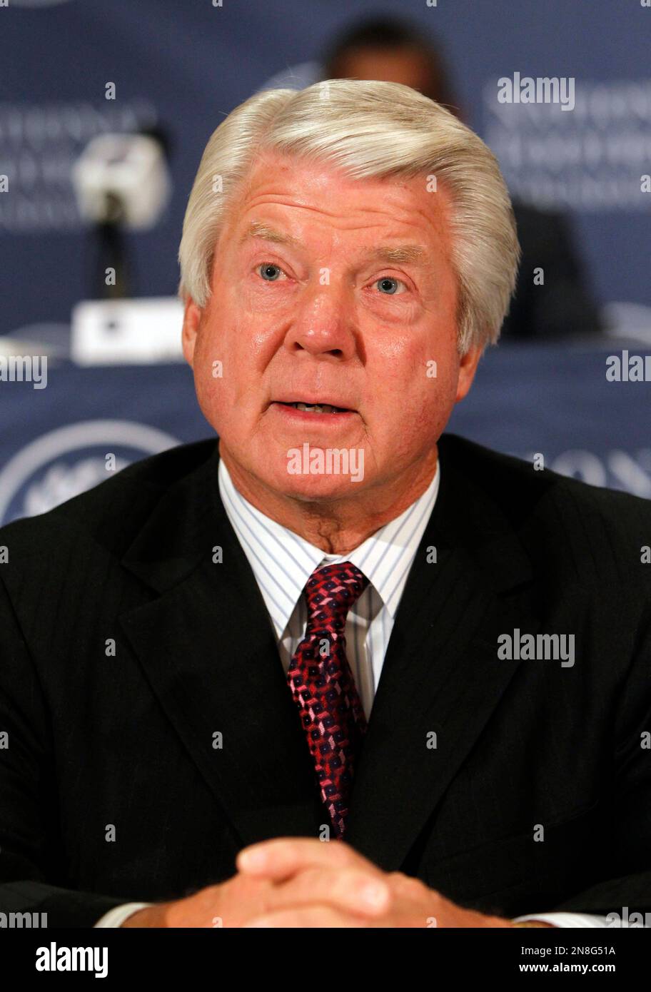 Inductee Jimmy Johnson, former head coach of University of Miami and ...